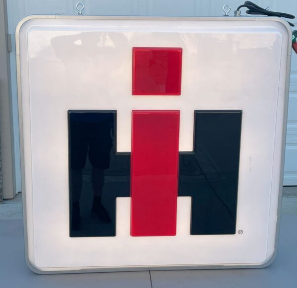 42” x 42” Embossed IH Sign | Custom Farm Signs | That Emblem Guy ...